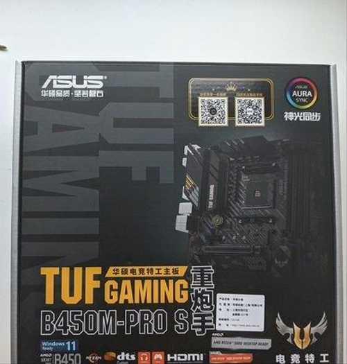 Ryzen 5600G + asus TUF gaming B450M-PRO S + 16 гб