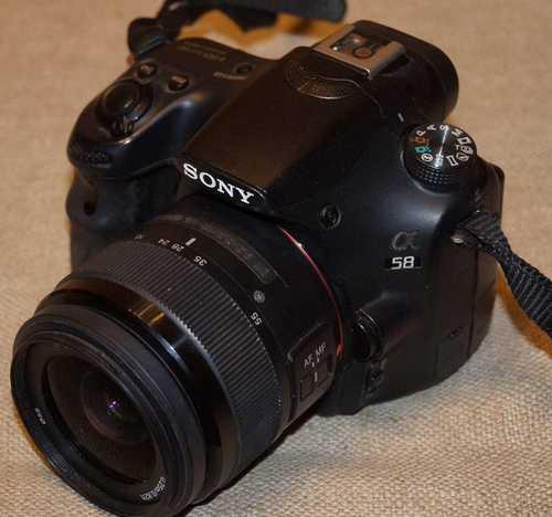 Sony A58 kit 11700 кадров   сумка