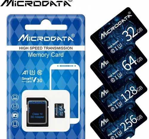 Флешка microsd, карта памяти   Адаптер