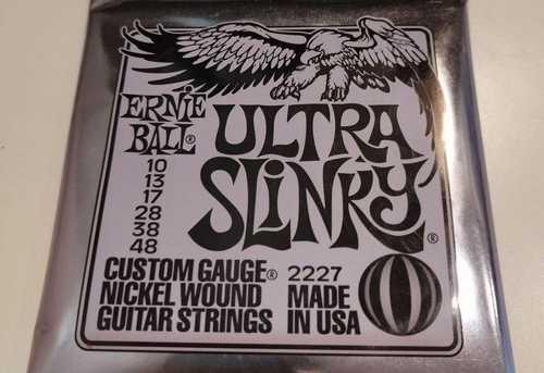 Струны для электрогитары Ernie Ball Ultra Slinky