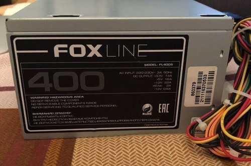 Новый Блок питания Foxline 400W FL-400S