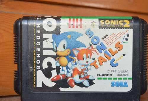 Катридж Sega Sonic 1992 Japan