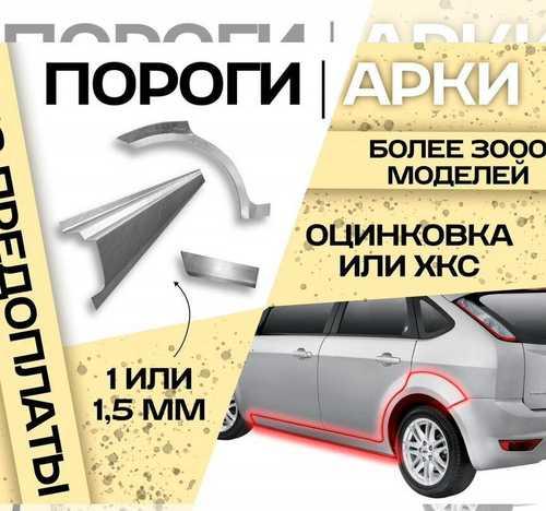 Пороги и арки Renault Megane III рестайлинг (2012—