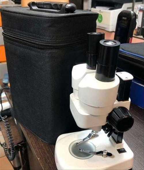 Микромед Атом 20x Микроскоп учебный бинокулярный