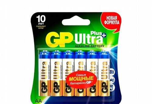 Батарейки gp ultra plus AA 12 штук