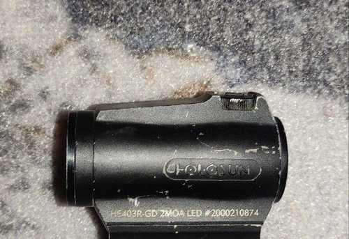 Коллиматорный прицел Holosun microelite HE403R-GD