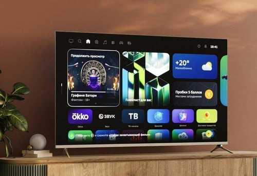 Новый телевизор 4K 43" 109см гарантия 1 год smart