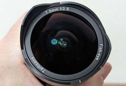 Объектив 7Artisans 7.5mm F2.8 Fisheye E-mount