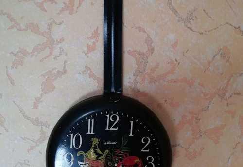 Часы настенные Маяк СССР сковорода