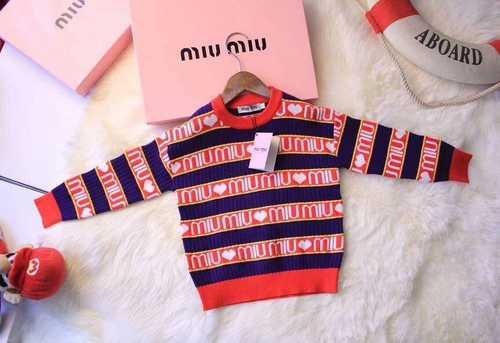 Джемпер детский miu miu. Премиум