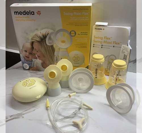 Молокоотсос medela электрический swing maxi flex