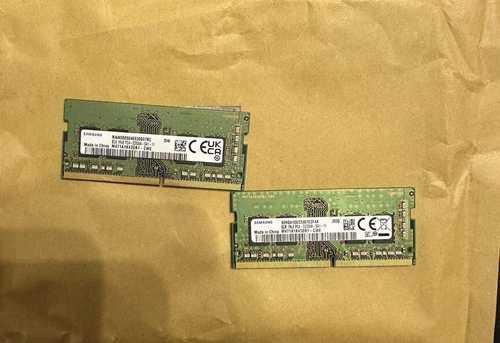 8 GB озу (RAM) Samsung SO-dimm (ноутбук)