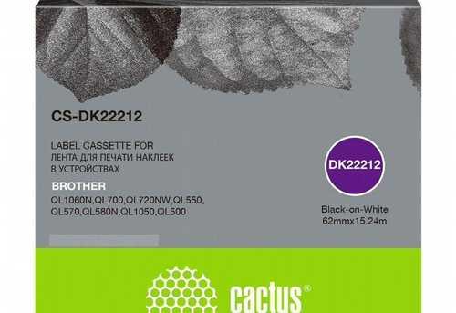 Картридж ленточный Cactus CS-DK22212 DK-22212 черн