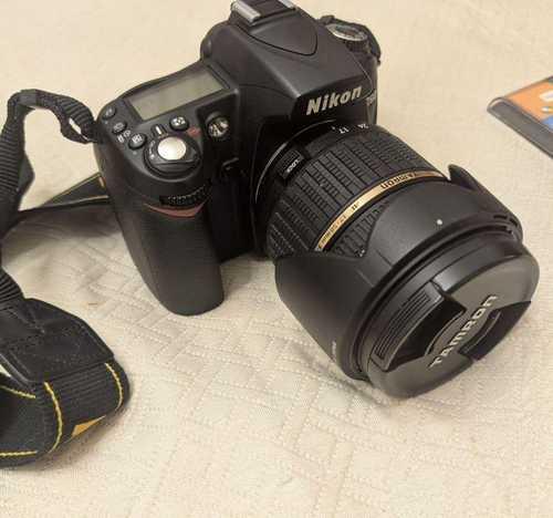 Зеркальный фотоаппарат nikon d90 с объект Tamron