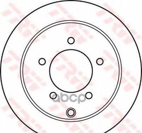 Диск тормозной mitsubishi lancer 08- задний D 2