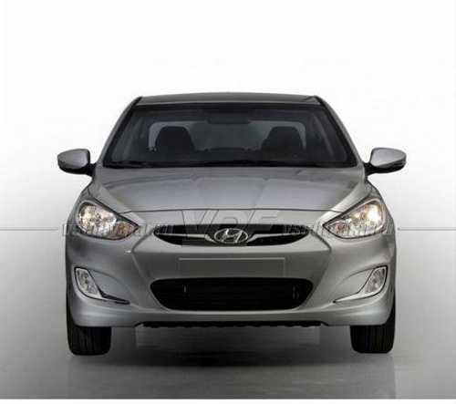 Стекло для фары Hyundai Solaris (2010-2014) Левое
