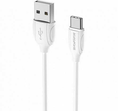 Кабель USB - Lightning borofone BX19 Benefit 1.3А 1м - белый