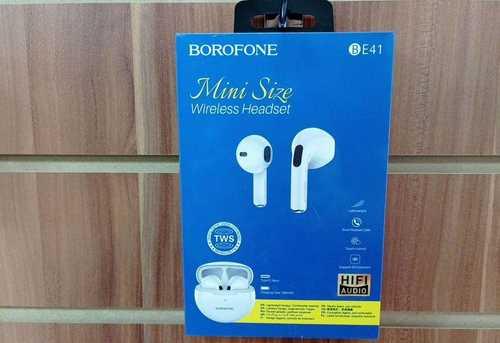 Беспроводные наушники borofone BE41 mini size