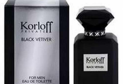 Korloff paris private black vetiver edt (m) 50ml