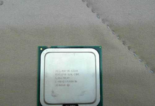 Процессор cpu Intel Pentium e2220 lga775