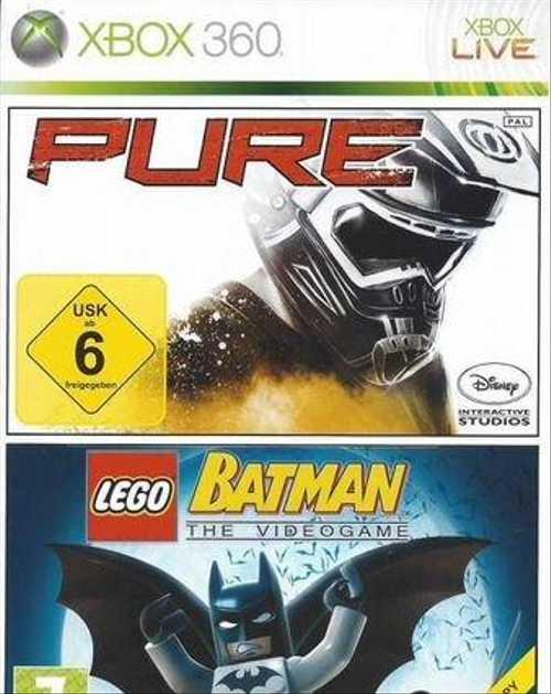 Pure + Lego Batman (Xbox 360, англ, бу)