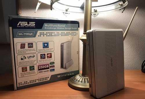 Wifi роутер Asus WL-700gE с жестким диском 320gb