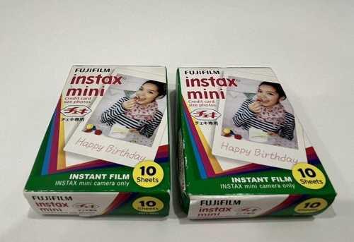 Картриджи для фотоаппаратов Fujifilm Instax Mini