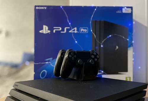 Sony Playstation 4 Pro + 2 джойстика+SSD+докстанци