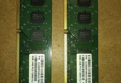 8 гб DDR3-1600 планка Apacer