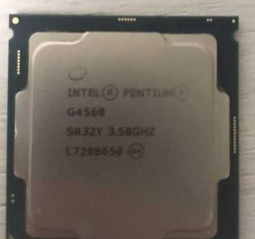 Процессор intel pentium g4560