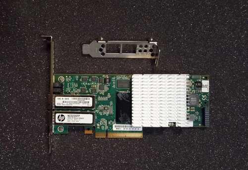 Сетевая карта HP NC523SFP, 2x 10GbE SFP+