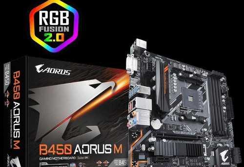 Комплект Ryzen 5 2600x, B450 aorus m