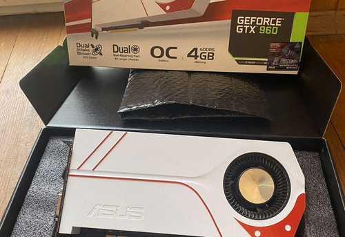 Видеокарта Asus nvidia GeForce GTX 960 turbo 4 гб