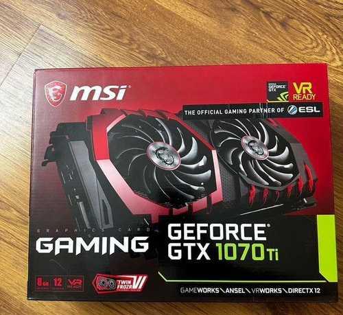 Видеокарта MSI gtx 1070ti