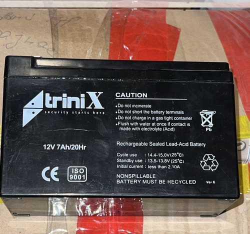 Аккумуляторная батарея Trinix 12V7Ah/20Hr