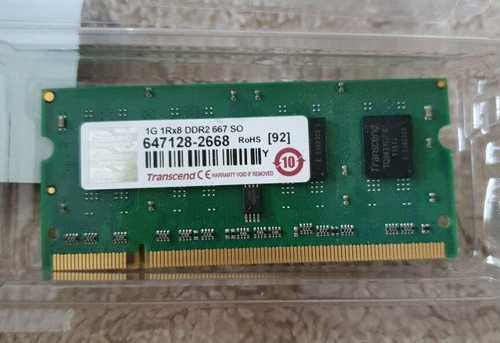 Оперативная память sodimm DDR2 1Gb 667