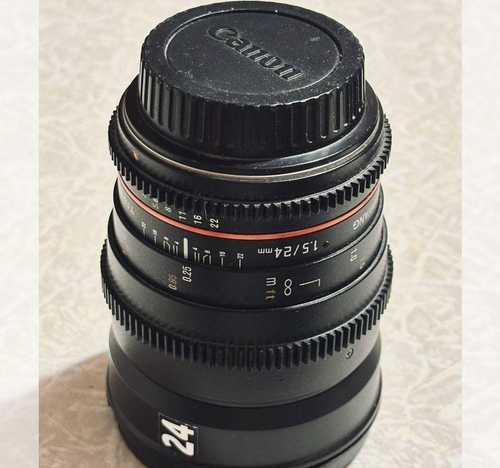 Объектив Samyang dslr 24mm canon ef