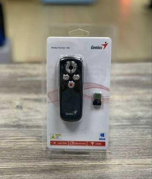 Презентер Genius Media Pointer 100 черный