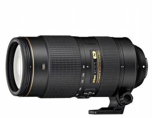 Объектив Nikon AF-S nikkor 80-400mm f/4.5–5.6G ED