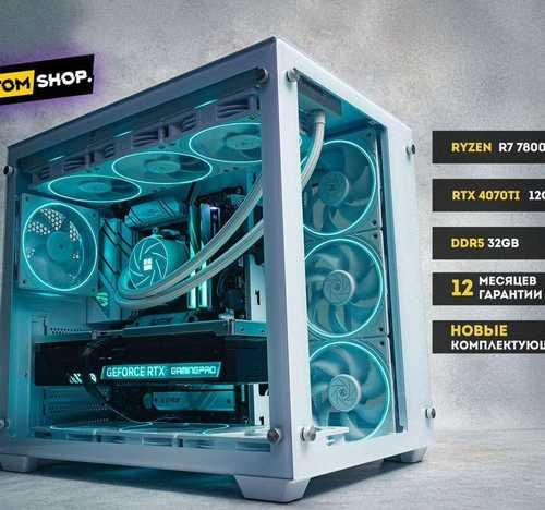 Новый Игровой пк R7 7800X3D + RTX 4070Ti