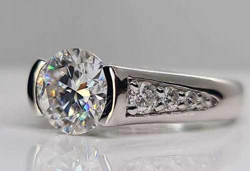 Кольцо с бриллиантами (муассанитами)