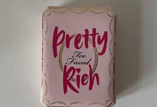 Палетка Too faced pretty rich