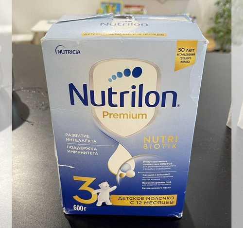 Смесь Nutrilon Premium 3 с 12 месяцев, 600г