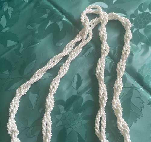 Бусы из биссера (веревка)