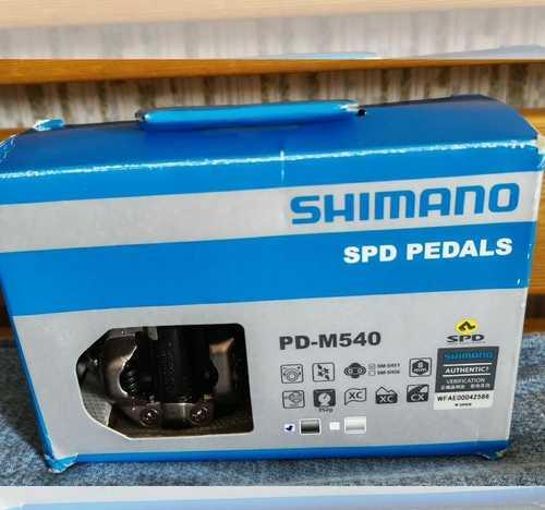 Контактные педали shimano m540 новые оригинал