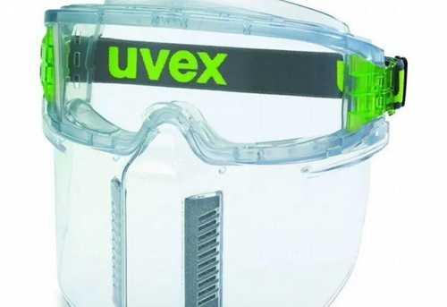 Очки защитные + Uvex Щиток защитный uvex