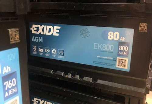 Аккумулятор Exide AGM Start-Stop 80Ач EK800