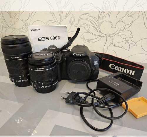 Canon 600D 18-55   55-250