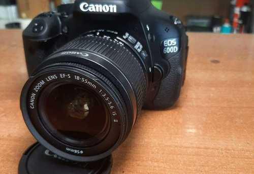 Canon 600 D Kit 18- 55 IS