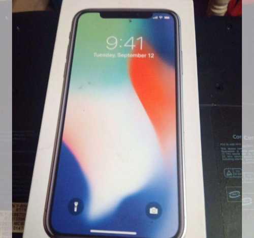 Коробка от iPhone x black 256гб